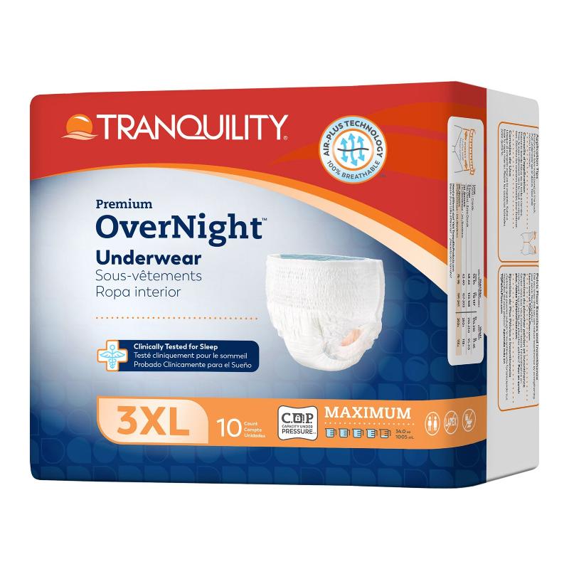 Tranquility Premium Overnight Disposable Underwear | Duraline Medical ...