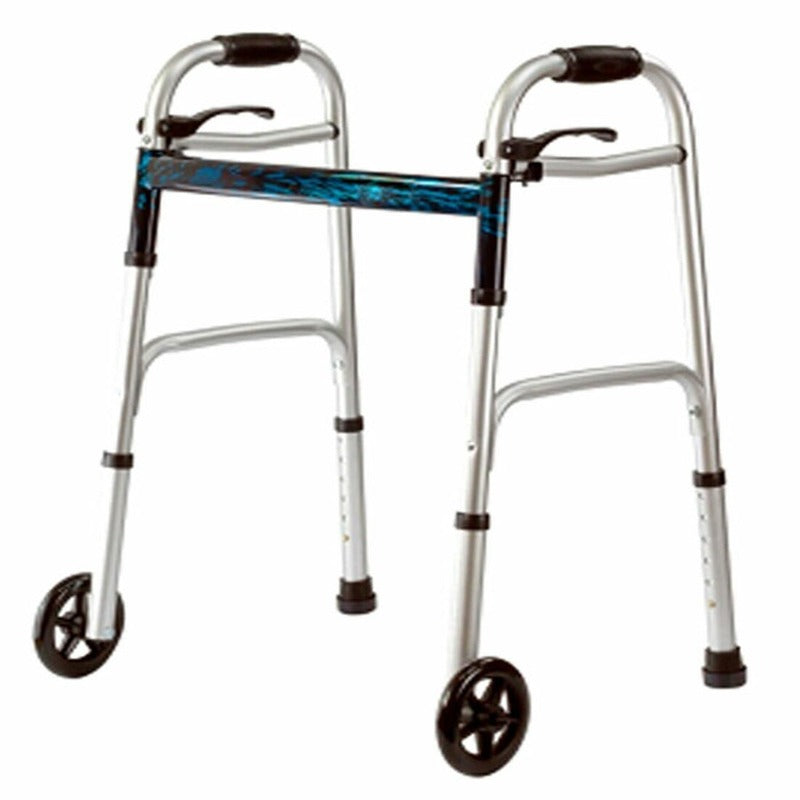 Folding Walker w/ Wheels | Duraline Medical Products Canada